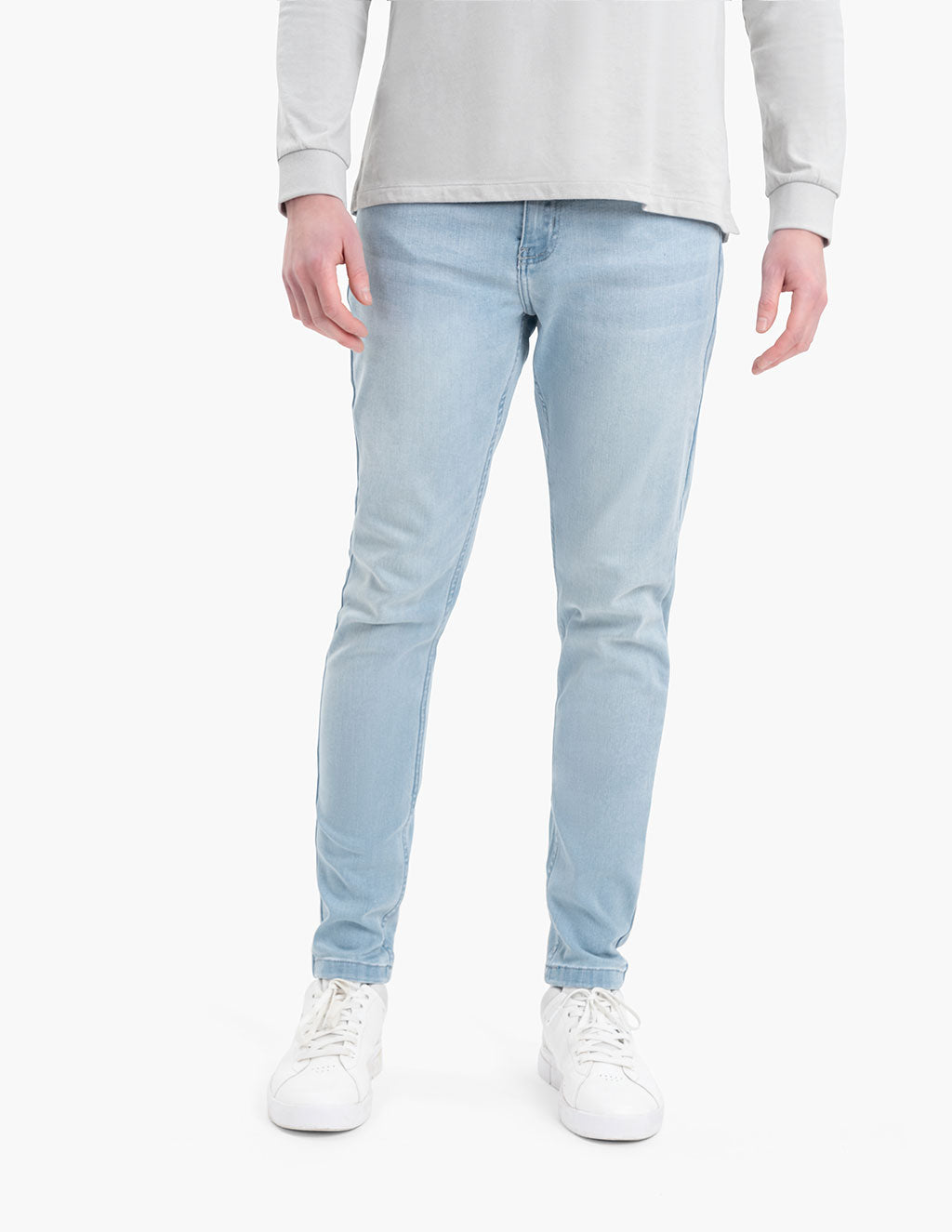 Grands Light Blue Tapered Men's Jeans - Comfortable Jeans by Mugsy
