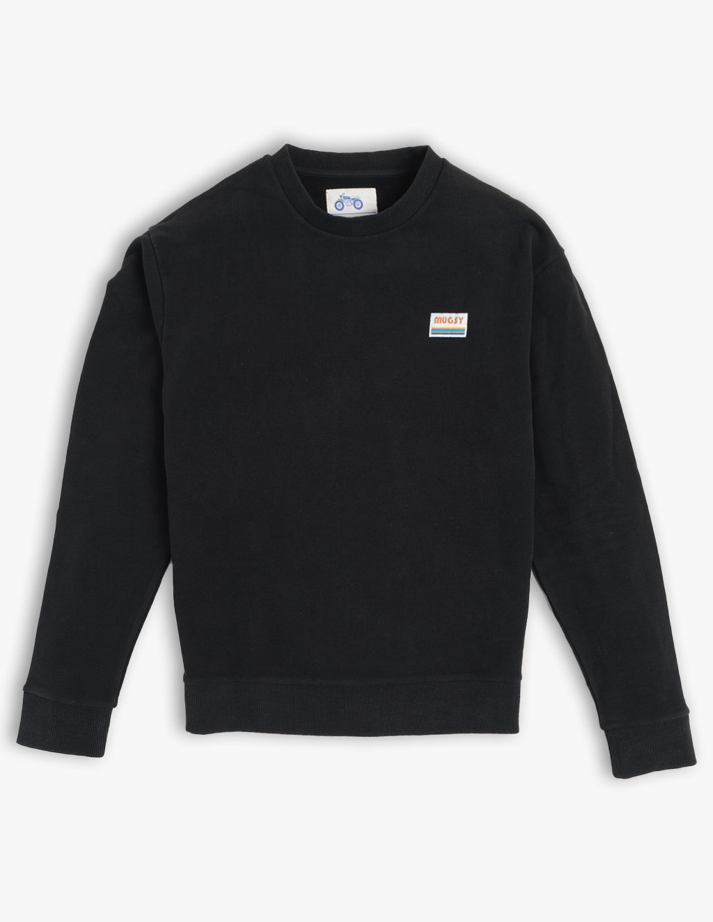 Vintage Washed Black Crew | Mugsy