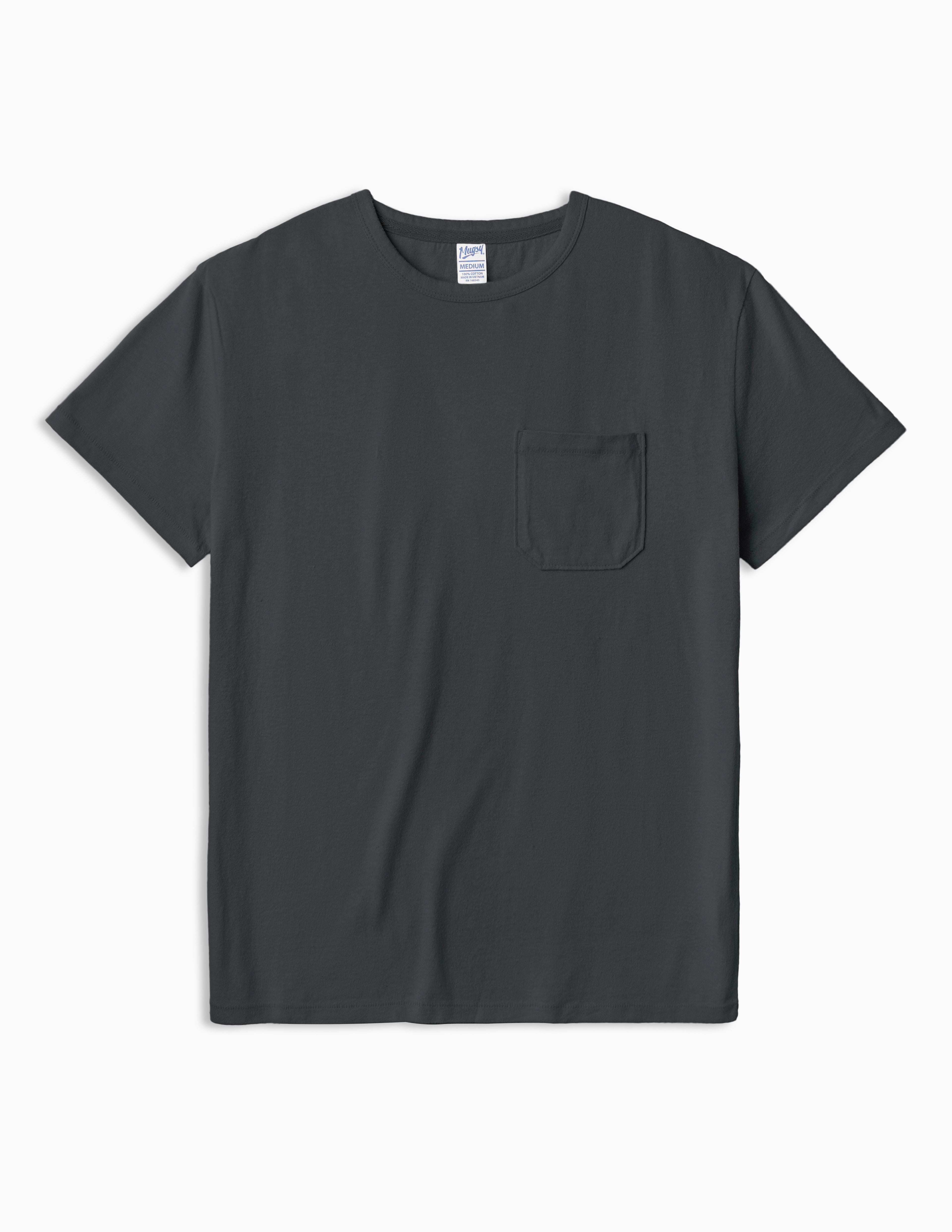 Washed Black Tee - Soft & Comfy Mugsy