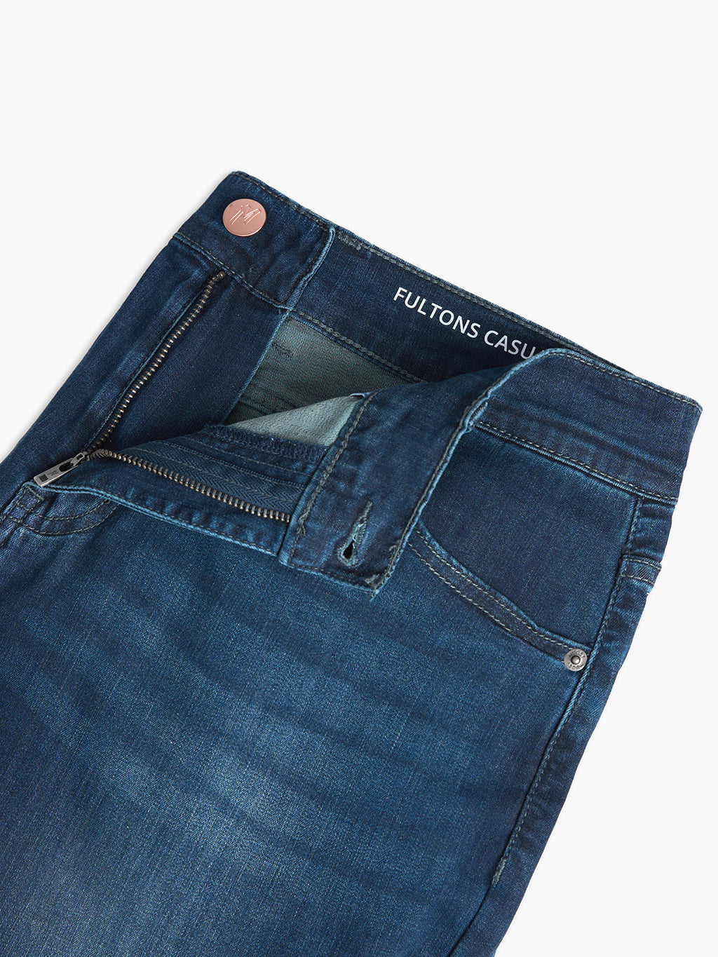 Fultons Relaxed Casual Fit Classic Men's Jeans - Comfortable Jeans by Mugsy