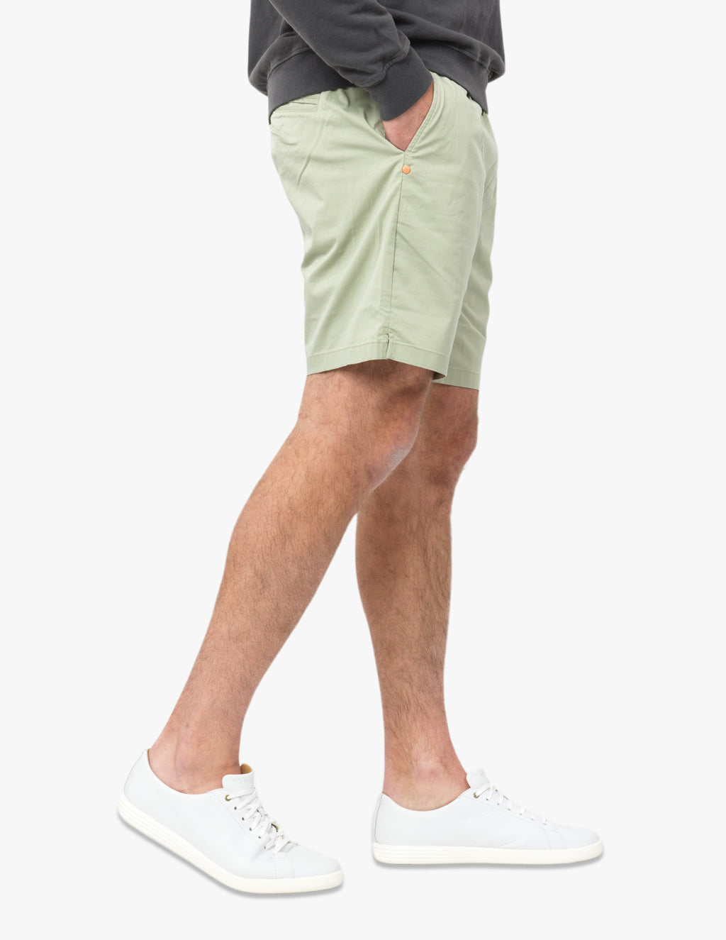 Lightweight Crisp Twill Green Easy Shorts | Mugsy
